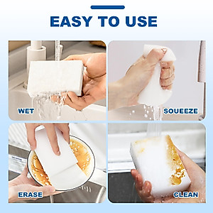 Dr.WOW 50 Pcs/lot Magic Sponge Eraser Multi-Functional Melamine Foam Cleaner 100x70x30mm