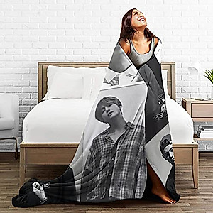 Throw Blanket Kim Taehyung Soft Fleece Blanket for Bed Sofa Couch Office Travelling Lightweight Soft Flannel Blankets for Home …