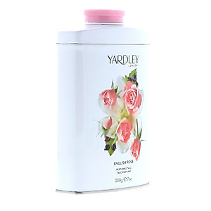 Yardley London Scented Talc Powder, English Rose Scent, 7 Oz/ 200 g