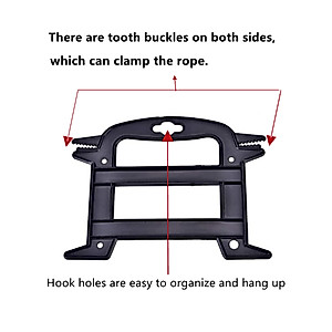 XILEWHZF Line Winder Rope Organizer - Line Winder Rope and Paracord Holder Cord Organizer, Organizer Rope Spooler Accessory Tool Prevent from Knots Recoils and Kinks (6 Pcs)