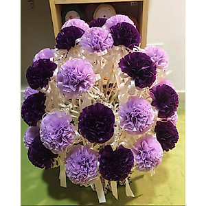 MEALIHOM 320 Pieces Art Tissue Paper Gift Wrapping Tissue Paper Tissue Paper Pom Pom Decorative Art Rainbow Tissue Paper for Art Craft Floral Birthday Party Valentine’s Day, 12 x 8.4 Inches, 32 Colors