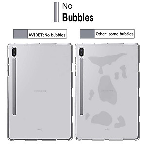 Zeking for Samsung Galaxy Tab S7 Plus/Tab S7 FE 5G/ T975/T970 Case, Anti-Scratch Ultra Slim Thin Anti-Scratch TPU Rubber Soft Skin Silicone Premium Protective Case (Transparent)