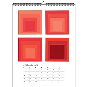 Homage to the Square 2023 Wall Calendar