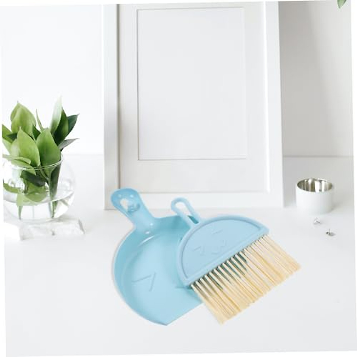 Cabilock 1 Set Broom to Clean up Combos Cars Brooms Detailing Brush Automotive Cleaning Small Dustpan Keyboard Multi-Function Whisk Broom Multi-Function Mini Dustpan Mini Broom Blue Pp