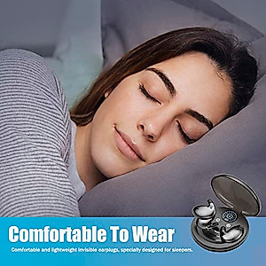 ESSONIO Sleep Headphones Noise Cancelling Headphones Sleep Earbuds for Sleeping Headphones for Side Sleepers with mic Sleep Earbud