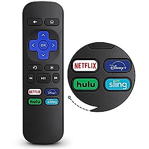 for Roku Express Remote,for Roku Premiere Remote,for Roku 1,2,3,4 (HD,LT,XS,XD),(NOT for Roku Stick, Roku TV)