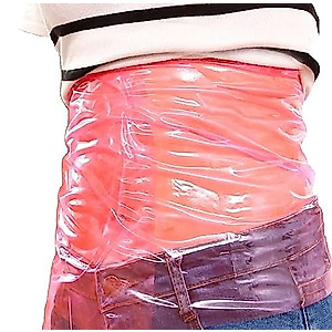 Sweat Belly Band Sauna Waist Trainer Belts For Women Weight Loss Sweat Wrap Body Shaper Red