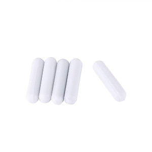 TOPINCN 5pcs Magnetic Stirrer Mixer Stir Bar Type-C White Color PTFE Stir Bar Laboratory Stirrer Flea Lab for Magnetic Mixer (C7*30mm)