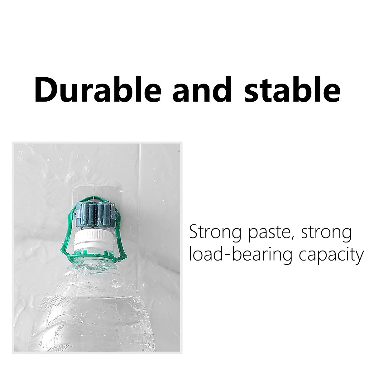 plplaaoo Broom Holder,Wall Mounted Mop Storage Rack Clamp, Broom Gripper Holds Self Adhesive for Smooth Wall and Ceilings, Glass, Metal, Wood, Ceramics, for Bathroom Kitchen Garden Light Green, b