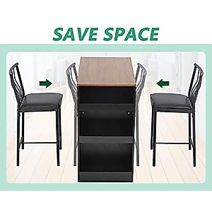 FDW Dining Table Set Kitchen Table and Chairs Dining Room Table Set for Small SpacesDining Table for 2 Modern Home Furniture Rectangular