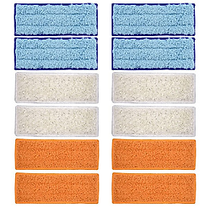 Neutop Mop Pads Compatible with iRobot Braava Jet 200 Series 240 241 244 245 250 Robot Mops, Washable and Reusable, 4 Wet 4 Dry 4 Damp.