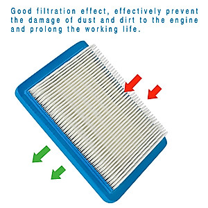 DemJamr 5 Pack 491588S Air Filter Replace for BS 491588 399959 4942245 4915885,Toro 20332, Craftsman 3364 Air Cleaner, Compatible with BS 4101 5043 5043A 5043D 5043H 5043K Engines