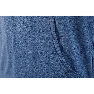 SIR7 Men's Gym Workout Active Long Sleeve Pullover Lightweight Hoodie Casual Hooded Sweatshirts(Army Green Large)