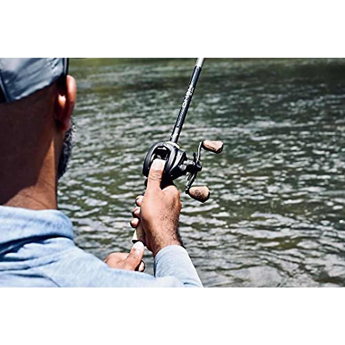 13 FISHING - Concept A2 - Low-Profile Baitcast Fishing Reel - 8.3:1 Gear Ratio - Right Hand Retrieve (Fresh+Salt) - A2-8.3-RH , Black