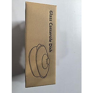 Luvan 2.8L/3Qt Glass Casserole Dish with Lid, Ribbed Oval Glass Baking Dish for Oven & Microwave, Clear Lead-Free Covered Casserole Cookware, Versatile Deep Glass Food Container for Baking, Cooking