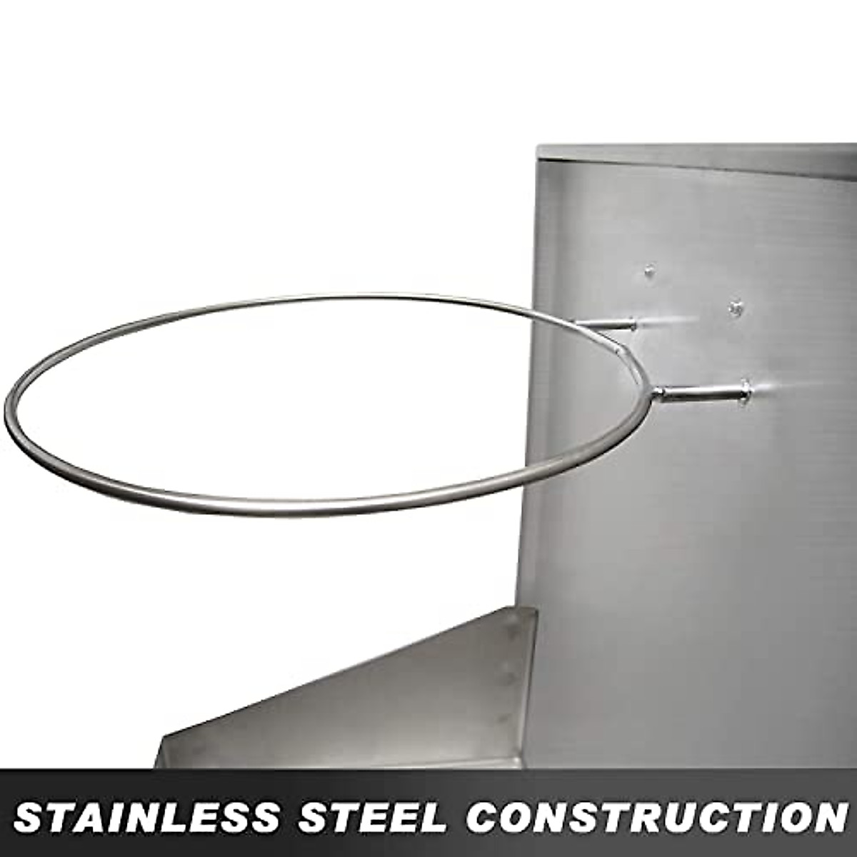 RYFT 19.7W x 26.5H Inch Outdoor Kitchen Trash Drawer with 11.8 Inch Trash Bag Ring,Stainless Steel Outdoor Kitchen Drawers for Outdoor Kitchen,BBQ Island