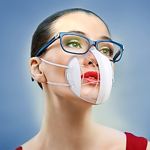 IQAir White KN95 Face Masks For Adults - Protects Against PM2.5, PM1, PM10, & Ultrafine Particles - HEPA Filter - Soft Seal Fit - Breathable Dome Design - Adjustable Earloops - German Made - 12 Pack