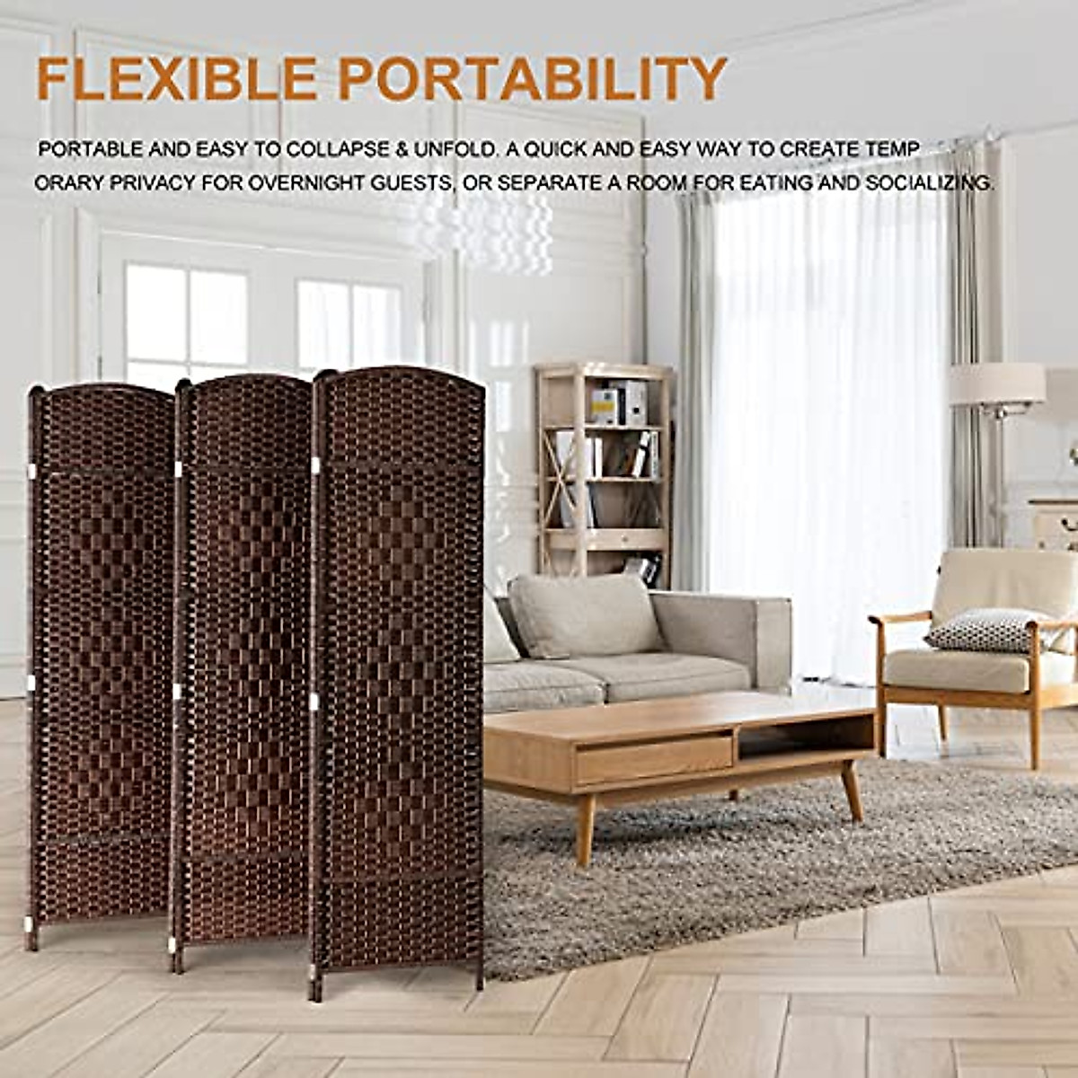 USAStock Beautiful Scenery Decorative Privacy Screen Outdoor Divider 119.29x 70.87 x 0.67 Privacy Screen and Modern Artwork