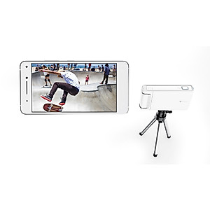 Lenovo Mirage Camera with Daydream, VR-Ready Photo and Video Camera, Integration with YouTube and Google Photos, Smartphone Compatibility, Moonlight White
