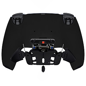 eXtremeRate Black Programable RISE4 Remap Kit for PS5 Controller BDM 010 & BDM 020, Upgrade Board & Redesigned Back Shell & 4 Back Buttons for PS5 Controller - Controller NOT Included
