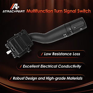 Windshield Wiper Switch Multifunction Turn Signal Control, Compatible with 2015-2023 Ford F150/F250/F350/F450/F550 Super Duty, F650/F750, Replaces# CBS2293, FL3Z13K359AA