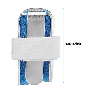 Aluminium Finger Hand Splint Recovery Injury Pain Bending Deformation Correcting Splint Maintains Interphalangeal Joints in Correct Position(S)