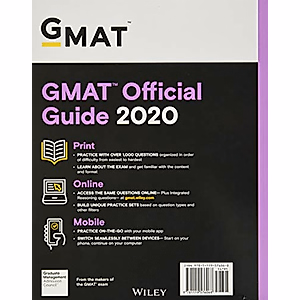 GMAT Official Guide 2020: Book + Online Question Bank