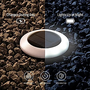 Nekepy Colorful Solar Garden Light - Waterproof Auto On/Off Outdoor Lawn LED Lights - Ideal Lighting for Your Garden, Landscape, Patio, Pool, Yard