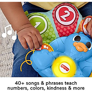 Fisher-Price Linkimals Learning Toy Counting & Colors Peacock with Interactive Lights & Music for Baby & Toddlers Ages 9+ Months
