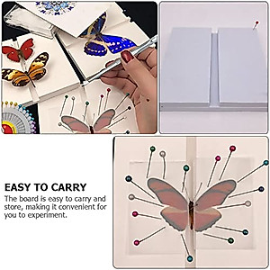 Baluue 2 Pack Insect Pinning Board Specimen Display Panel Insect Specimen Board Specimen Spreading Board Butterfly Spreading Wings