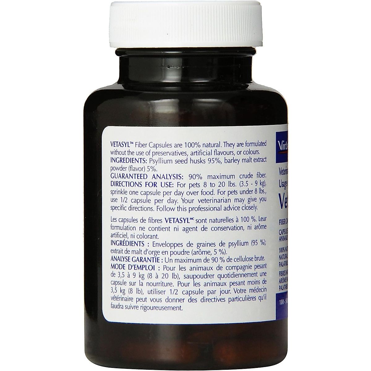 Virbac Vetasyl Fiber Supplement (100 Capsules)