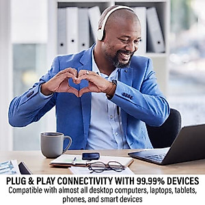 Maeline Bulk On Ear Student Headphones with Microphone for School, Library, Classroom, Airplane, Kids Online Learning and Travel, 3.5 mm Headphone Plug - 10 Pack - Multi Color