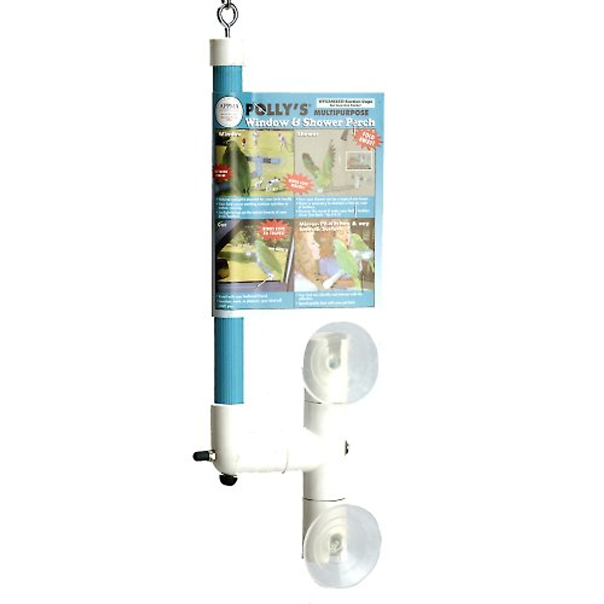 Polly's Window and Shower Bird Perch, Small