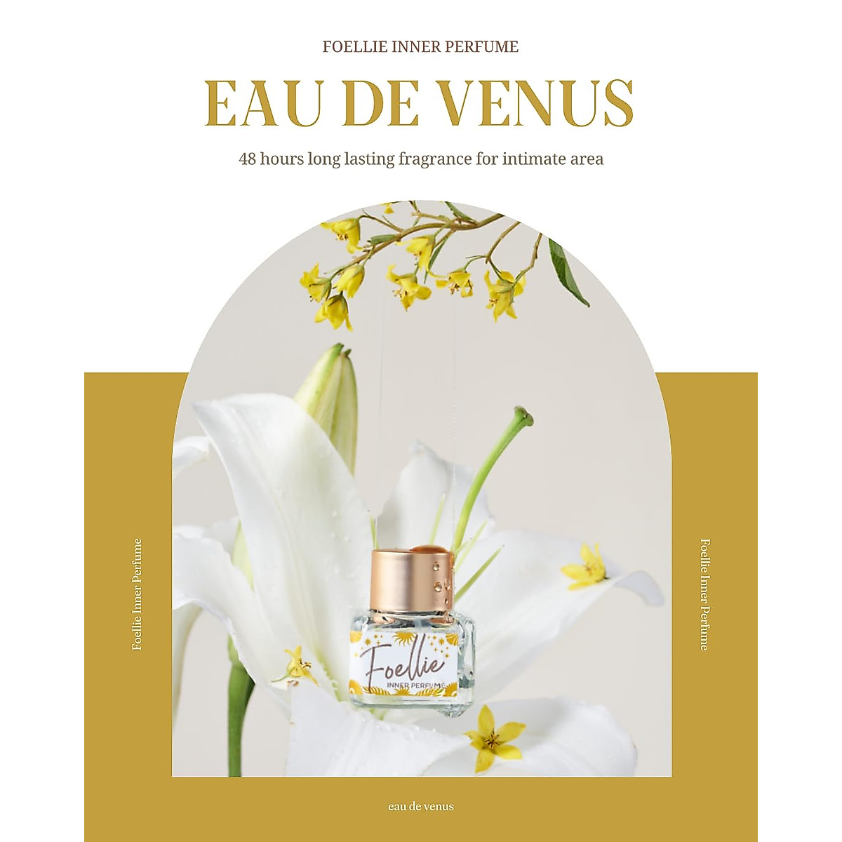 Foellie] eau de venus- Feminine Inner Beauty Perfume for Underwear Attractive Scents Fragrance, 5ml/0.169 fl.oz