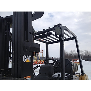 16.5" Extra Wide Panoramic Rear View Mirror for Forklifts; Universal Fit