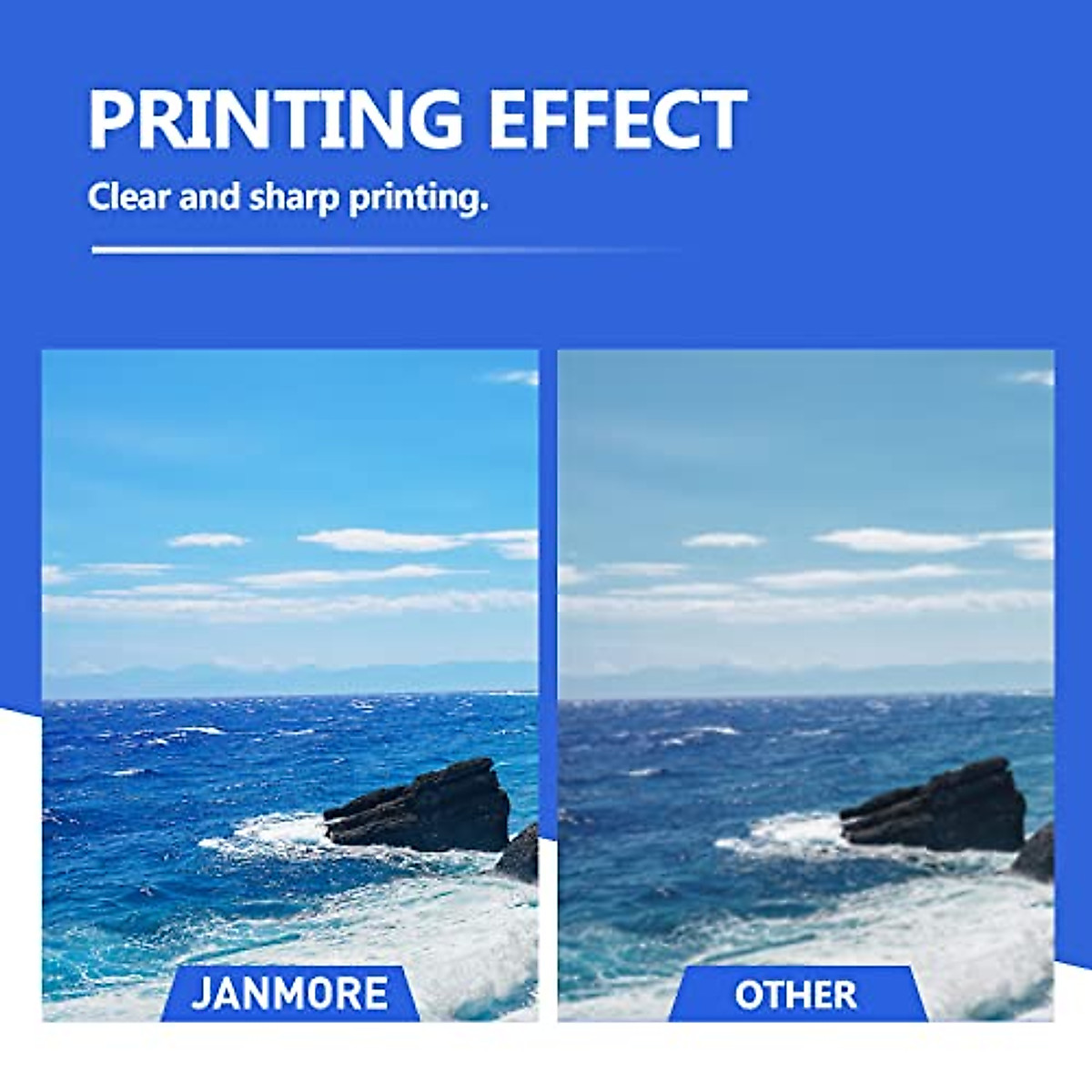 JANMORE Remanufactured Ink Cartridge Replacement for HP 962 962XL, Black Cyan Magenta Yellow, for HP OfficeJet Pro 9010, 9012, 9015, 9015e, 9018, 9019, 9020, 9025e, 9027, 9029 Printers (4 Pack)