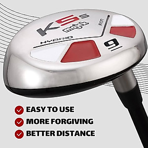 Majek Golf Senior Lady #9 Hybrid Lady Flex Right Handed New Utility L Flex Club