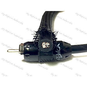 Sky High Car Audio Premium 4-Channel RCA Cable - 20ft