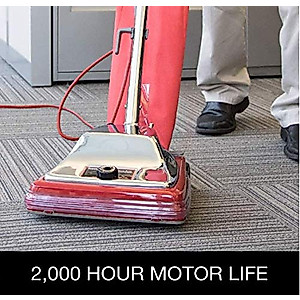 Sanitaire Tradition Upright Bagged Commercial Vacuum, SC886G 8.5" x 17.3" x 21.3