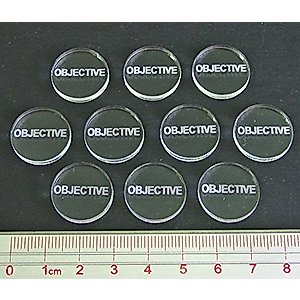 LITKO Objective Tokens, Clear (10)