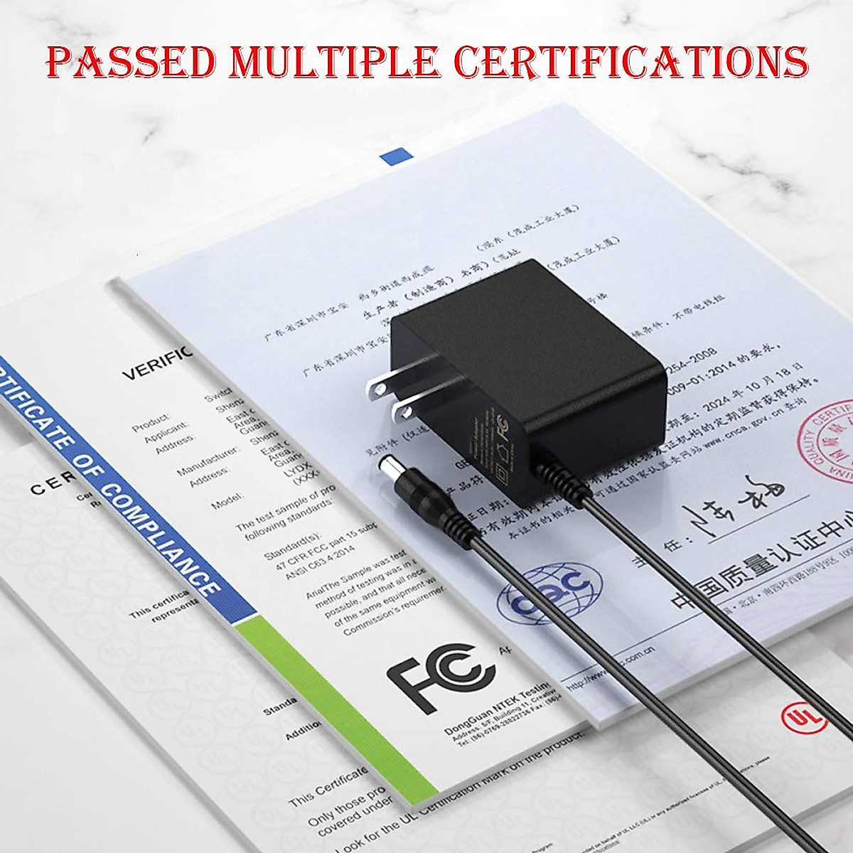 MEROM 12V 3A Power Supply 36W Universal AC DC Adapter AC 100-240V to DC 12V Switching Power Supply Transformer for Speaker, Router, Hard Drives, Cameras, Audio Gear and Most 12V Devices