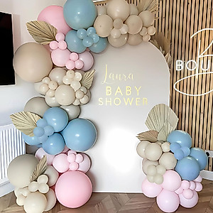 DIY Gender Reveal Party Decorations-138pcs Pink and Blue Balloon Garland Kits for Gender Reveal Balloons Backdrop Wall Birthday Party Supplies Bridal Shower Decor Boy Girl Baby Shower Decorations