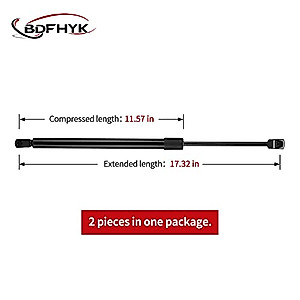 Gas Charged Hood Lift Support Struts for F-250 F-350 F-450 F-550 Super Duty Excursion 1995-2007 4339 Gas Spring strut Shock, 2 PCS