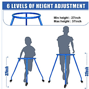 Skete Trainer, Height Adjustable Skate Aid,O stype Skate Trainer, Trainer Roller Skates, Skating Trainer, Roller Skate Trainers, Skate Trainers (Height Adjustable Blue)