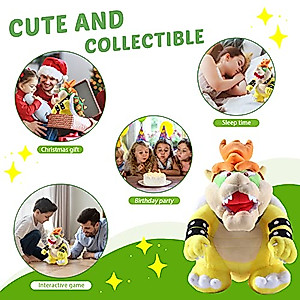 KILATIVE Bowser Plush, Bowser Stuffed Animal, Mario All Star Collection, 10" Multi-Colored