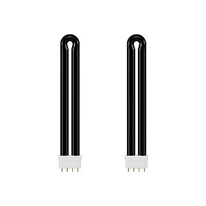 Dichroma 24W B24B Black Light Replacement Bulb Compatible with Stinger Model BK300 BK310 BK500 BK510 BK600, 10.2 Inch Bug Zapper Light Bulb with 4-Pin Base, 2 Pack