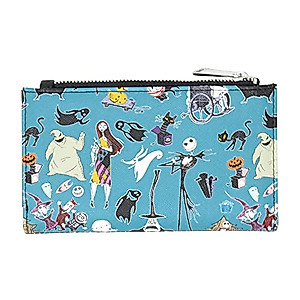 Loungefly Disney The Nightmare Before Christmas Allover Print Bi-fold Wallet