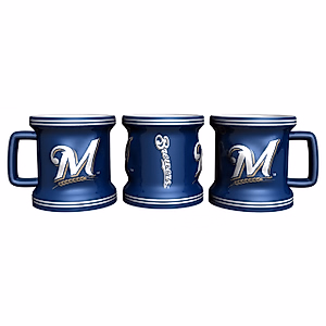 Boelter Brands Milwaukee Brewers Shot Glass - Sculpted Mini Mug