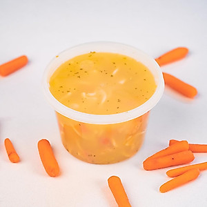 EDI [16 OZ, 25 Sets] Plastic Deli Food Storage Containers with Airtight Lids | Microwave-, Freezer-, Dishwasher-Safe | BPA Free | Heavy-Duty | Meal Prep | Leakproof | Recyclable