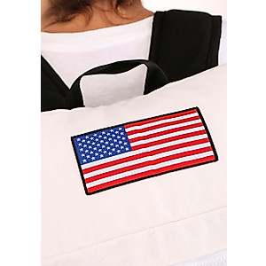 Fun Costumes Adult NASA Backpack Standard White